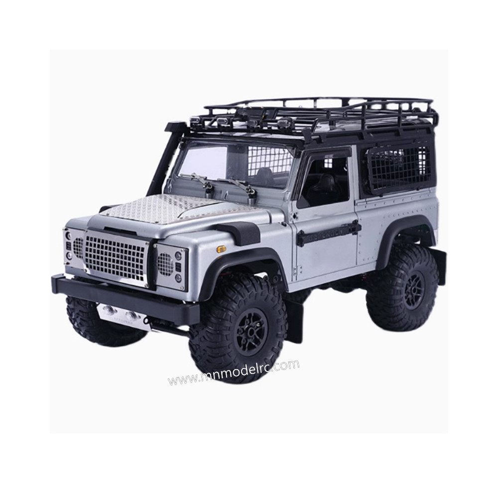 MN99S RC Front chassis guard plate front bumper protection with lights